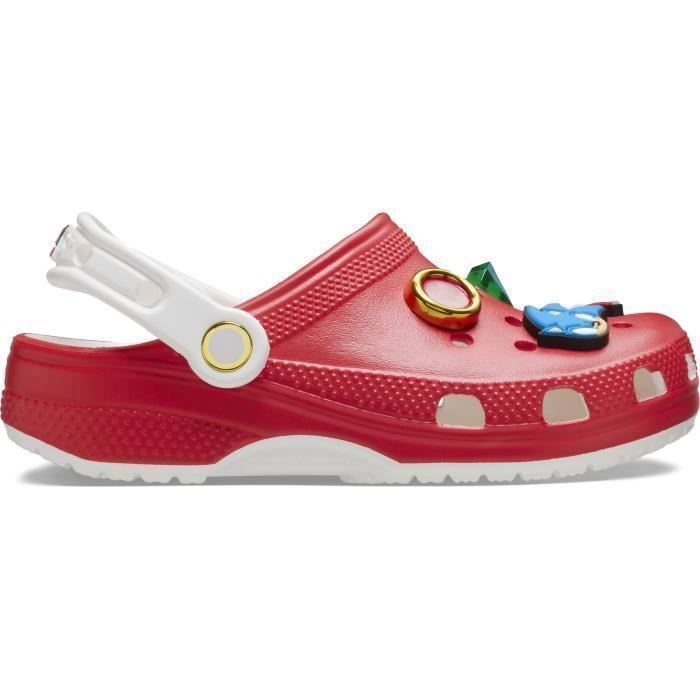 Sabots enfant Crocs SonicTheHedgehogClassic - Rouge - Taille 34/35 Red ...