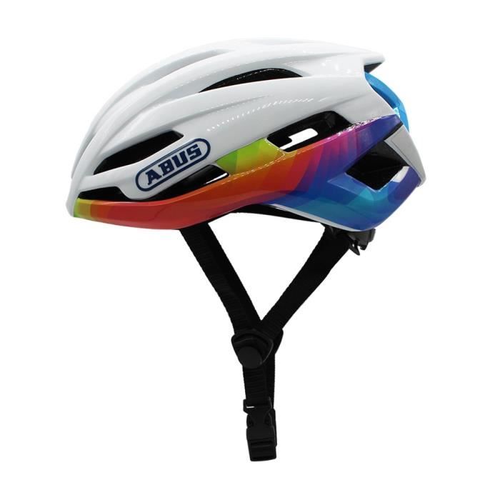 Casque de vélo ABUSS - modèle aérodynamique pour route et VTT - rouge ...