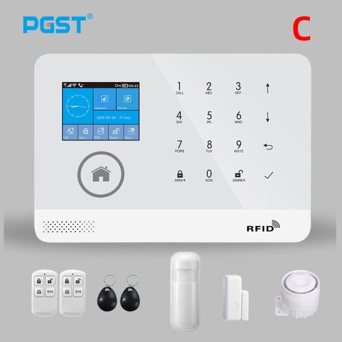 Système d'alarme - RUMOCOVO - PG-103 - Sans fil - GSM - 99 zones de ...