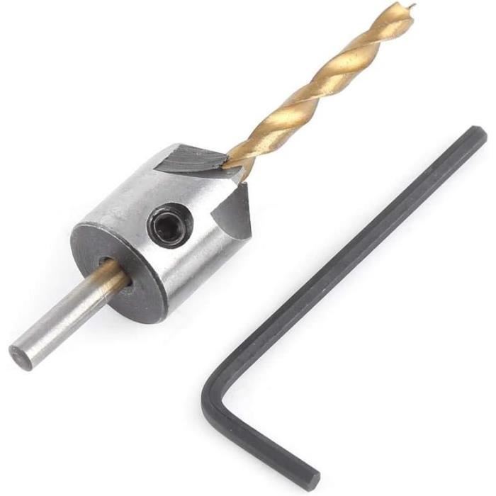 Fraise À Chanfreiner,Acier Foret À Fraiser Menuiserie Pour Le Travail ...