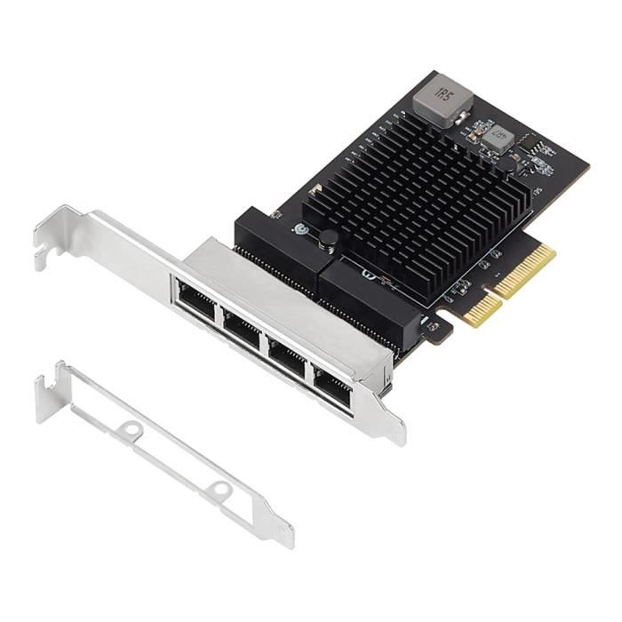 Carte RéSeau 2.5 Gigabit PCIe RJ45 Lan 10-100-1000-2500 Mbps Realtek ...