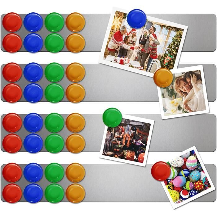 Bonna Lot de 4 tableau magnetique mural avec ruban adhésif double face ...