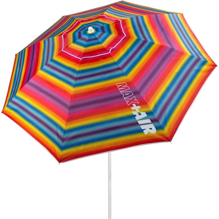 Beach Windproof Umbrella 220Cm Uv50 Protection One Size[W257 ...