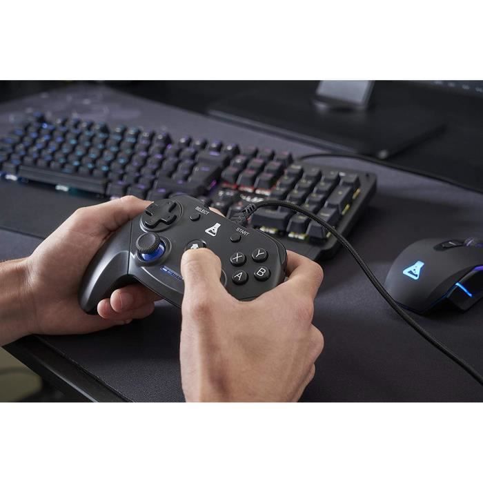 Manette Gamer - The G-Lab - K-PAD THORIUM - Filaire - PC & PS3 - Noir ...