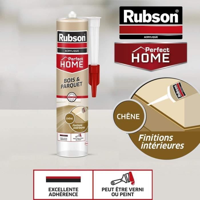 Perfect Home Mastic Bois & Parquet couleur chêne Mastic acrylique pour tous supports bois et ...