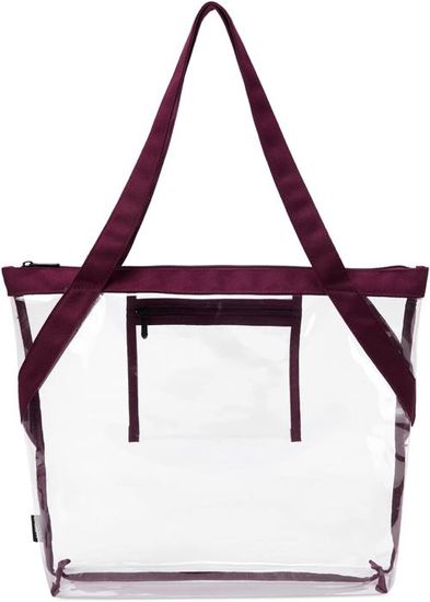 Sac Transparent Sac Plastique Transparent Grand Sac Fourre-Tout Femme ...