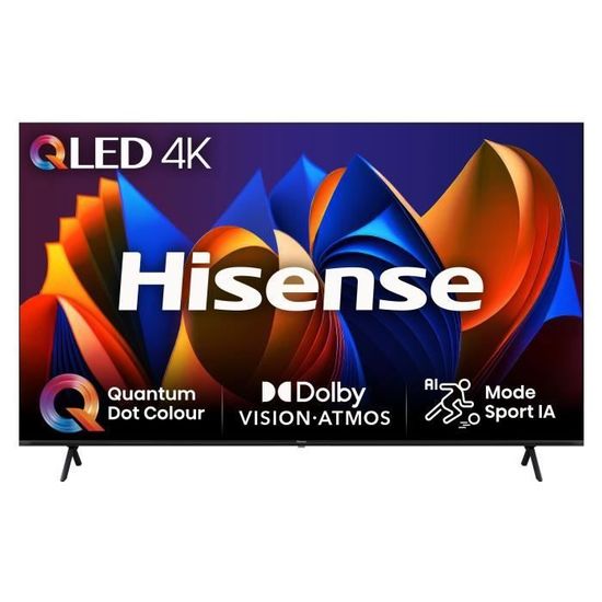 HISENSE 85E7NQ - TV QLED 85quot 215 cm - 4K UHD - Dolby Vision - Smart TV - 3xHDMI - WiFi Noir ...