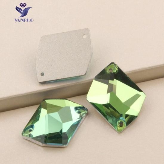 Ecusson Yanruo 3265 Cosmique Toutes Les Couleurs Strass Cristal De