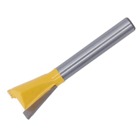 EJ.life mèche à défoncer en carbure Queue d'aronde 6 mm tige alliage de ...