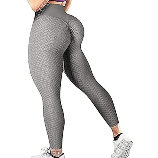 Jeans Legging De Sport Froissé Avec Poches Legging Anti Cellulite