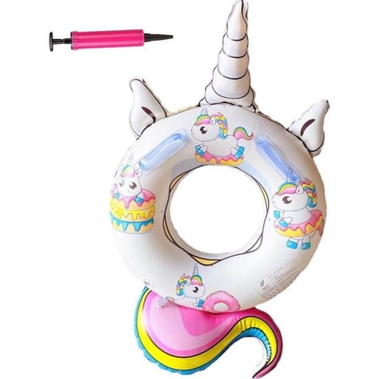Enfant Bague De Natation,Bouée Licorne Gonflable,Bébé Siège De Piscine Licorne,Anneau De ...