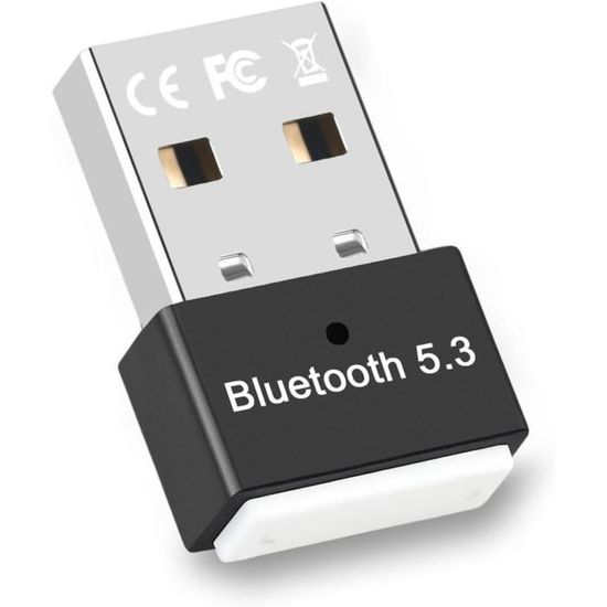 Adaptateur Usb Bluetooth 5.3, Clé Bluetooth Dongle, Dongle Adaptateur Pour Windows 11-10-8.1-7 ...