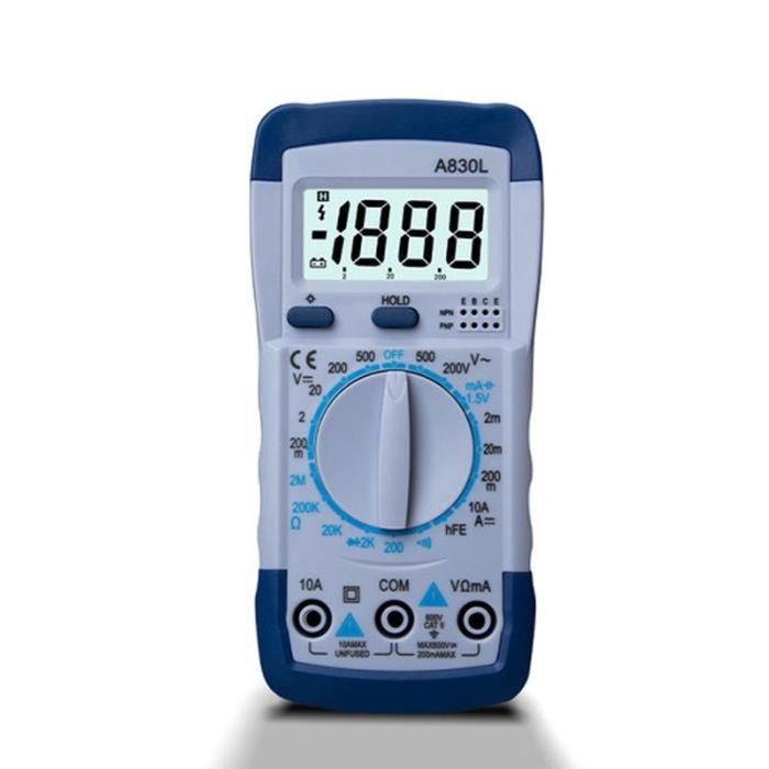 ELECTRICITE MULTIMETRE - DETECTEUR DE TERRE - TEST PRISE Bleu blanc ...