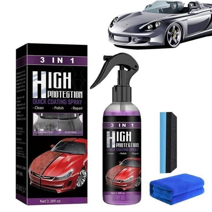 High Protection 3 en 1 SprayHigh Protection Car Coating Spray Spray ...