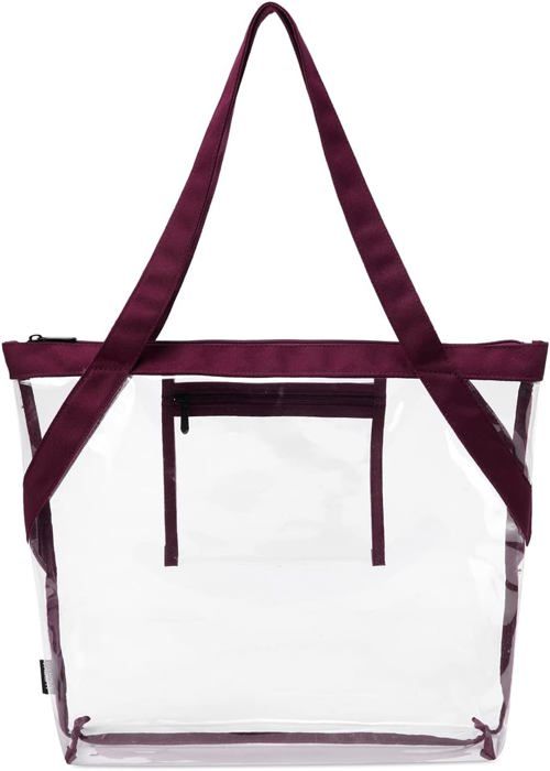 Sac Transparent Sac Plastique Transparent Grand Sac Fourre-Tout Femme ...