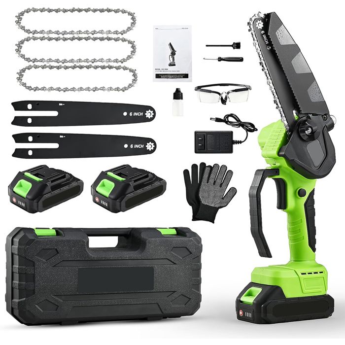 Tronconneuse a batterie mini 6 pouces 700W – Tronçonneuse electrique ...