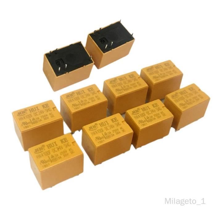 Mini Relais De Relais De Puissance HK4100F-DC12V-SHG 6 Broches 5V 12V ...