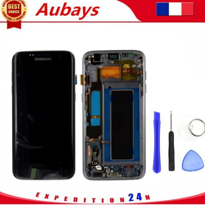 Ecran LCD + Tactile Assemblé Pour Samsung Galaxy S7 Edge SM-G935 Noir ...