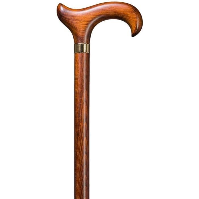 Patterson Medical Canne de marche ergonomique avec poignée Derby Marron ...