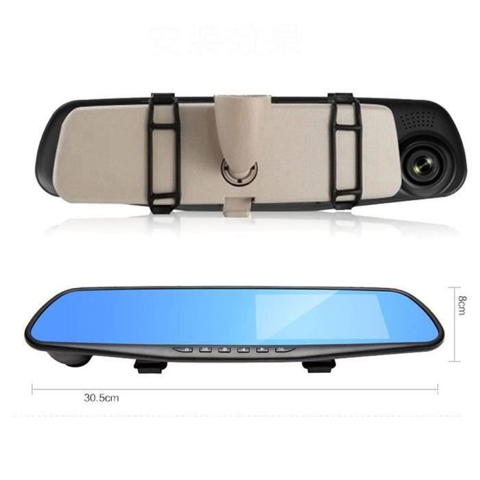 Full HD 1080P 2.8 magnétoscope DVR caméra de voiture rétroviseur ...