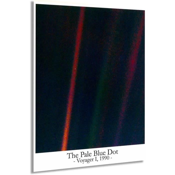 The Pale Blue Dot Poster Carl Sagan Print Astronomy Poster Science ...