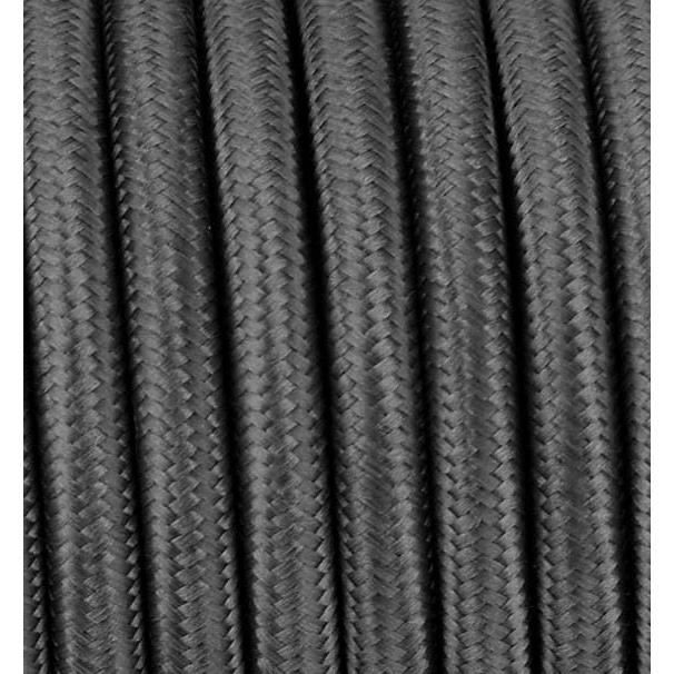 1,2 mètres 2 fils Câble textile fil électrique tissu rond 2x1,5 2G1,5 ...