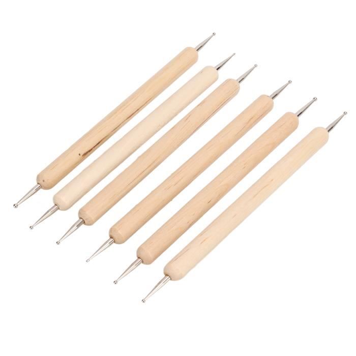 Dilwe Stylet de pointage à double extrémité 6 pièces stylet de traçage ...
