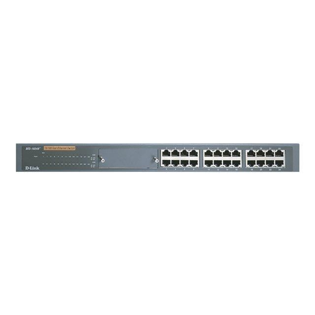 Switch Dlink DES-1024R+ 24 Ports RJ-45 10/100 - Cdiscount Informatique