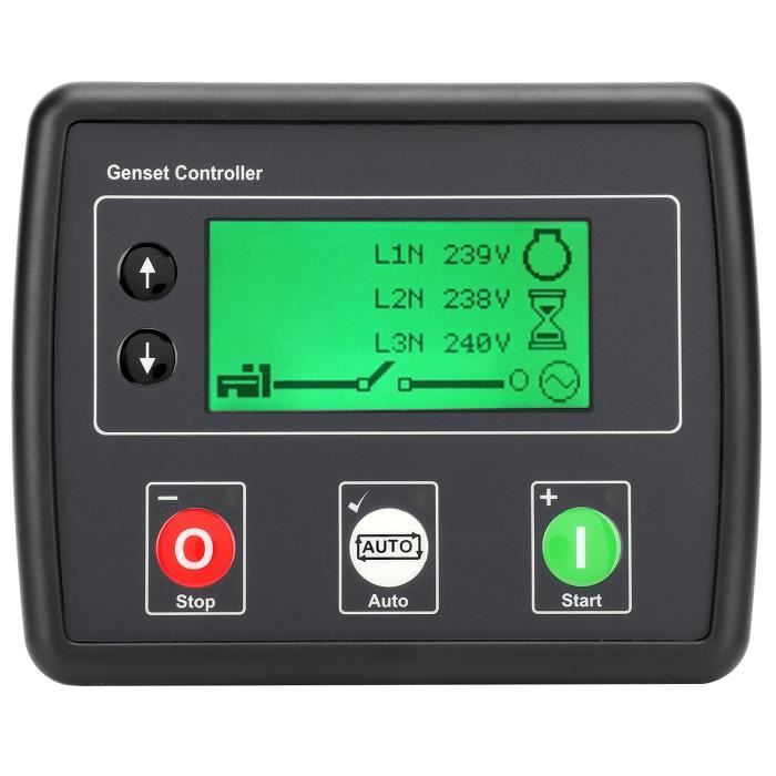 Contrôleur de générateur diesel, facile à utiliser, module de commande ...
