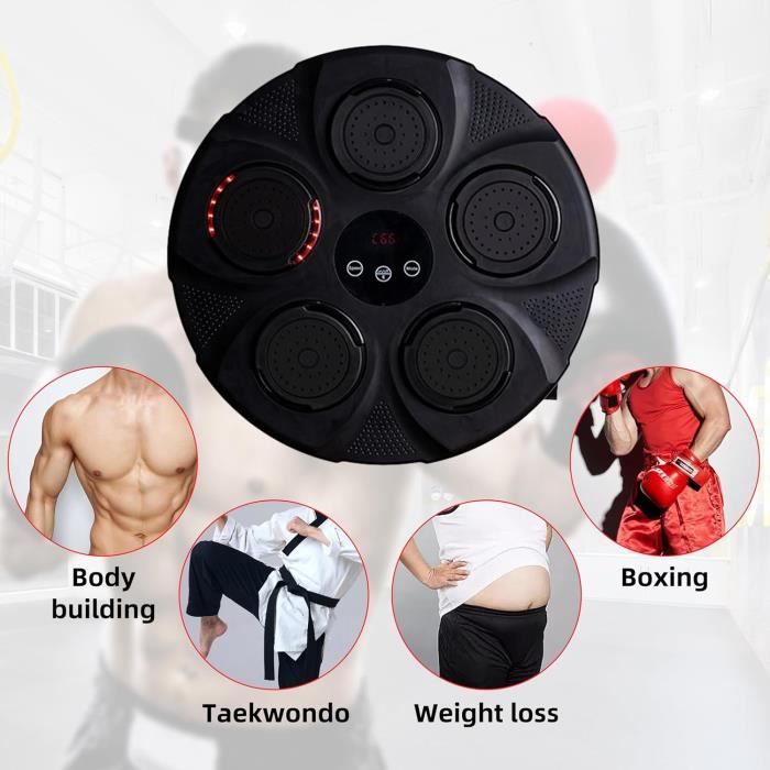 Machine de boxe murale - MOOHOP - Modèle musical - 40cm - Bluetooth ...