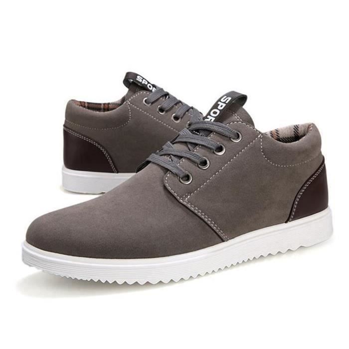 Chaussure Montantes Basket Homme Chaussures Canvas - Gris Gris ...