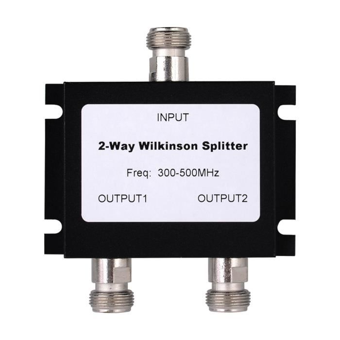 RF Coaxial Splitter 1 to 3 Way Power Splitter 300-500MHz Signal ...