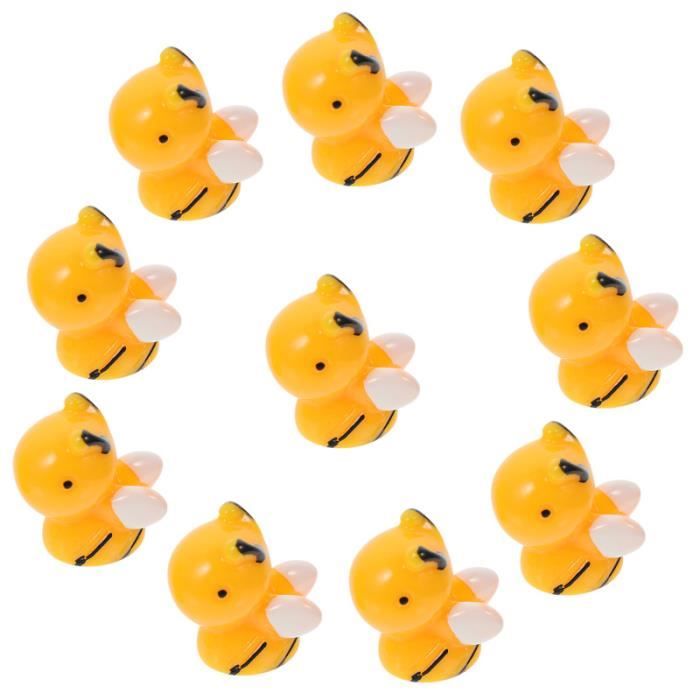 Miniatures Abeilles Abeilles Ornements Minuscules Résine ...