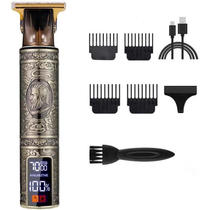 Tondeuse Cheveux Hommes,Tondeuse Barbe Electriques Professionnelle, Usb Tondeuse À Cheveux Sans ...