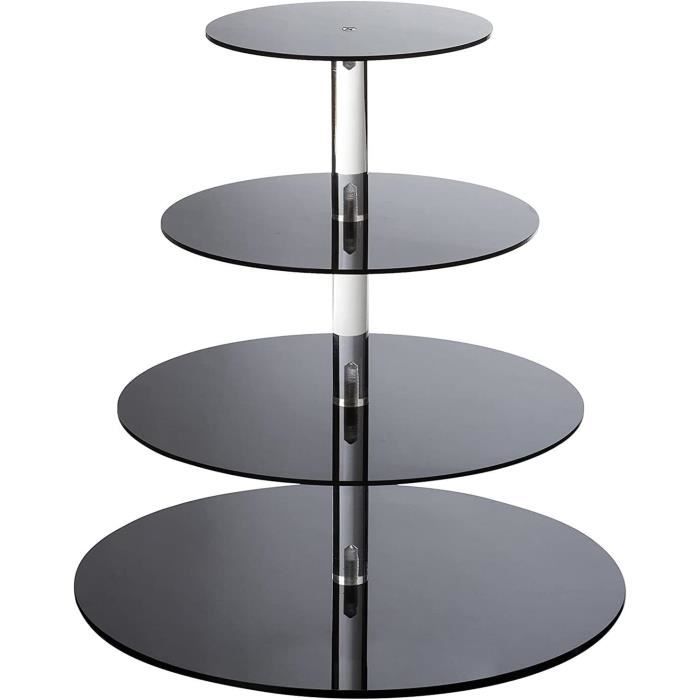 Présentoir Cupcake, 4 Etages Presentoir Gateau Pour Mariage, Bébé Fête ...