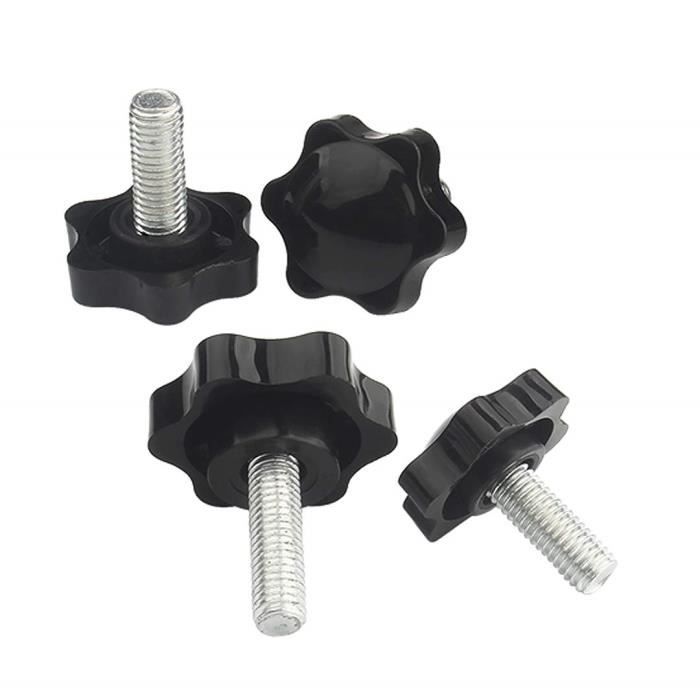 Bouton En Forme D'Étoile Vis - Fil De Serrage Bouton Noir En Bakélite ...