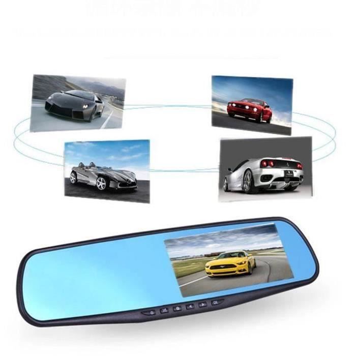 Full HD 1080P 2.8 magnétoscope DVR caméra de voiture rétroviseur ...