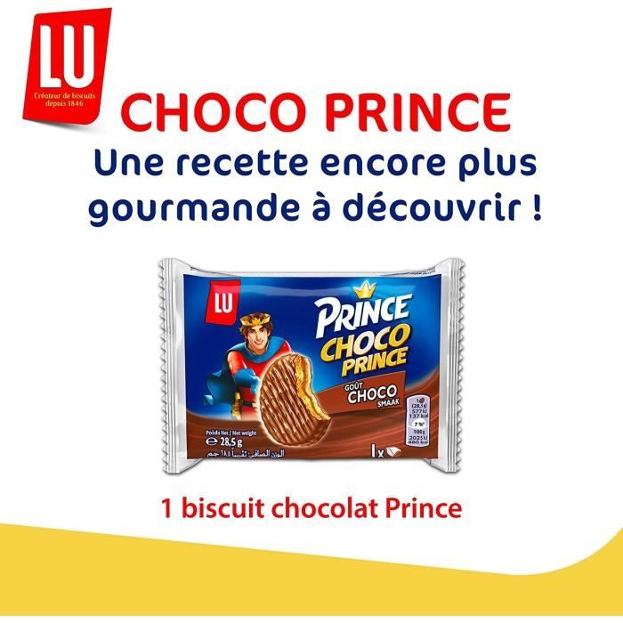 Choco Prince de LU - Pack de 40 sachets - Biscuits Enrobés de Chocolat ...