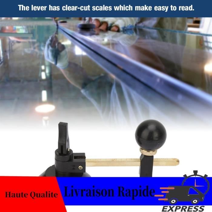 EIF Coupe-Verre 6 Roues Compas De Coupe Circulaire Avec Ventouse Cercle ...