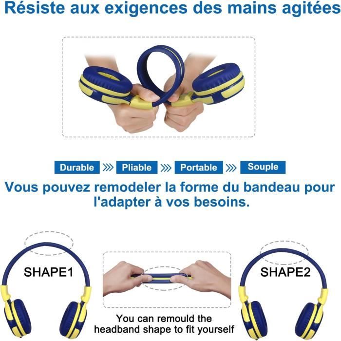 Nornward Casque Filaire Pour Enfants