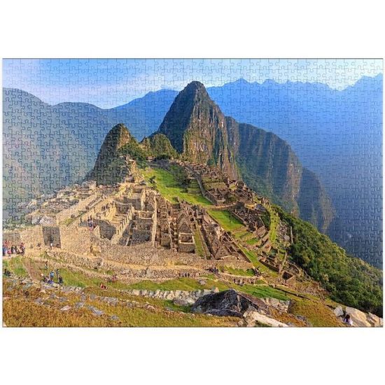 Forteresse Inca Machu Picchu Au Dessus La Vallée L'Urubamba Pérou ...