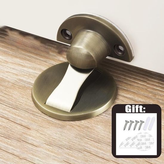 Butée de porte,4-1PCS--Butoir De Porte En Alliage De Zinc Magnétique ...