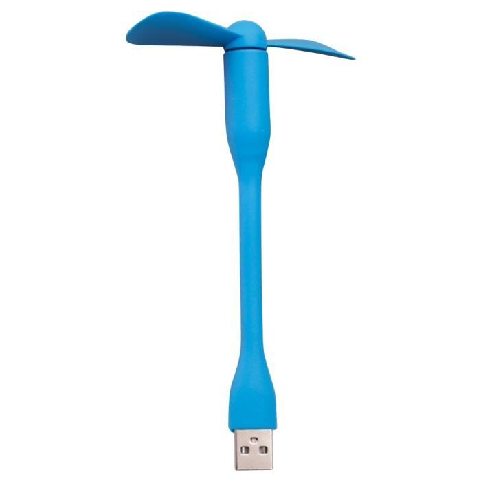 Bleu - Mini ventilateur USB Flexible et pliable,pour Power Bank, ordinateur Portable, chargeur ...