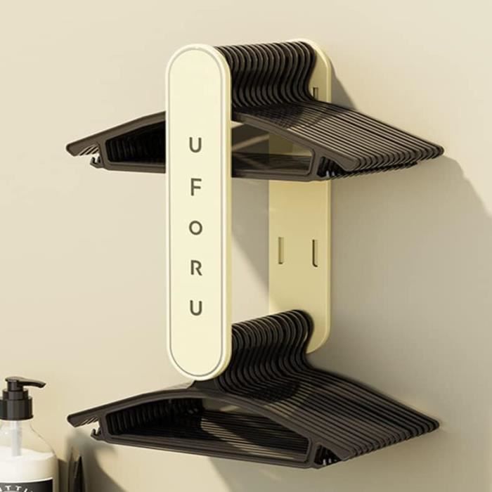 Organiseur De Cintre Télescopique, Support Mural Pour Cintre, Sans ...