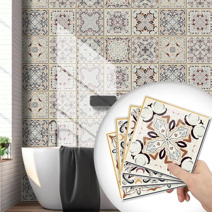 Carrelage Adhésif 15X15 À Motifs Credence Adhesive Pour Cuisine Brique ...
