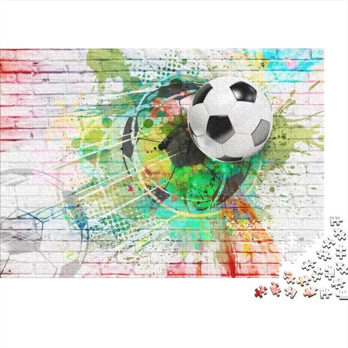Ball Sports Puzzle 1000 Pièces Football Puzzle pour Adultes Jeu D ...