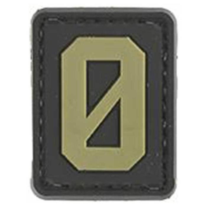 Morale patch Number Patch Mil-Spec ID - Noir / Coyote / 0 - Cdiscount ...