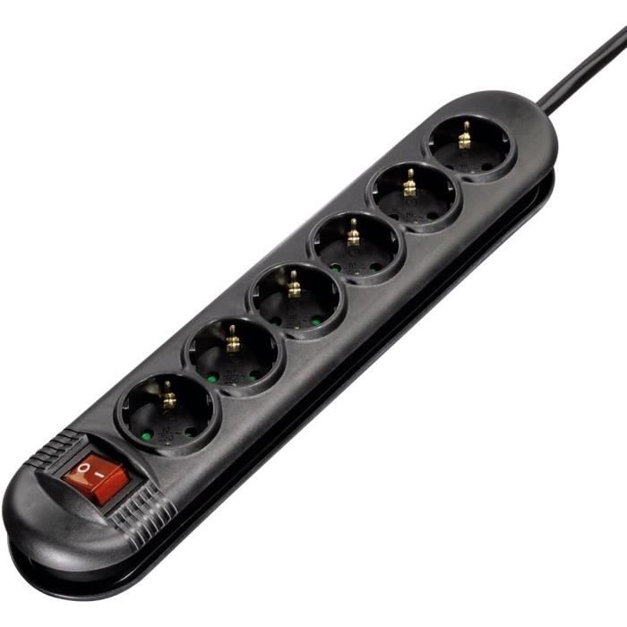 Bloc Multiprises "Vis-À-Vis" (6 Prises, Longueur De Câble De 1,4 M ...