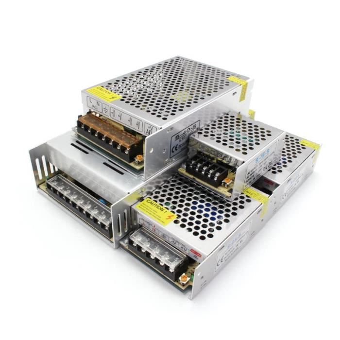 AC DC Transformateur 5V 24V Alimentation 12V Alimentation 1A 2A 3A 5A 10A 15A 20A 220V À 12V 3 5 ...