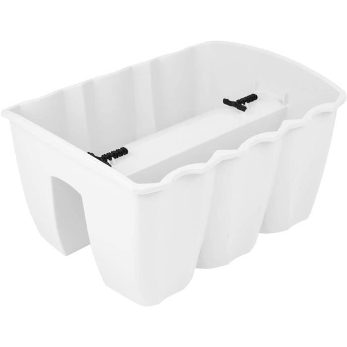 PAFEN Bacs à Fleurs Crown Série Balconnière Pot Boîte de Balustrade Pot ...